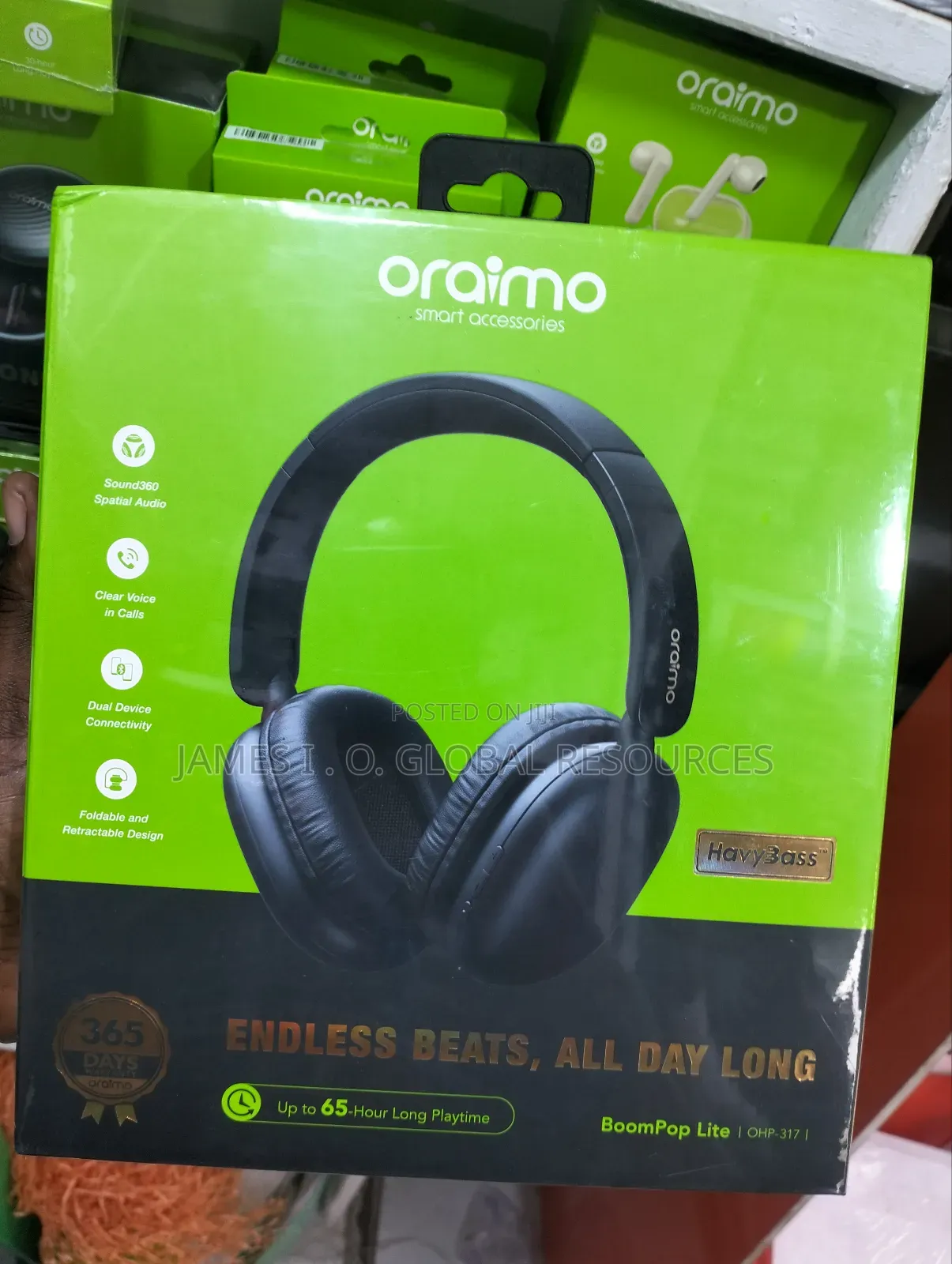 Oraimo Bluetooth Headphone in Ikeja - Headphones, James I . O. Global ...