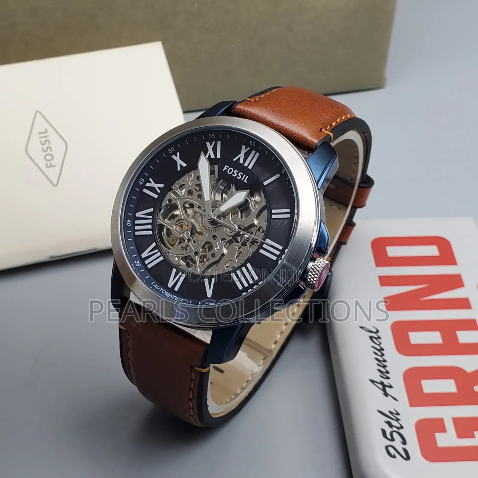 Fossil Automatic Brown Leather Watch in Ipaja - Watches, Pearls ...
