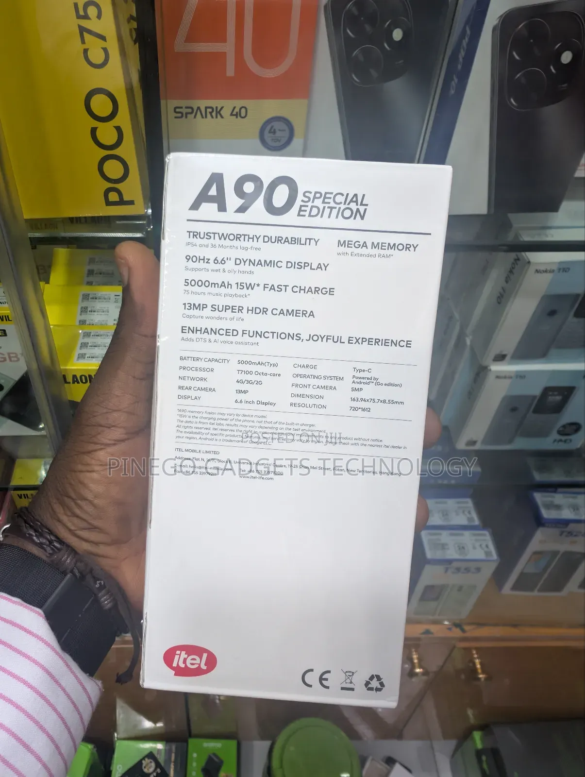 New Itel A90 64 GB in Ikeja - Mobile Phones, Pinego Gadgets Technology ...