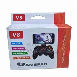 V8 Bluetooth Wireless Controller Grip Gamepad - Android / Ios/ Pc/ Ps3 ...