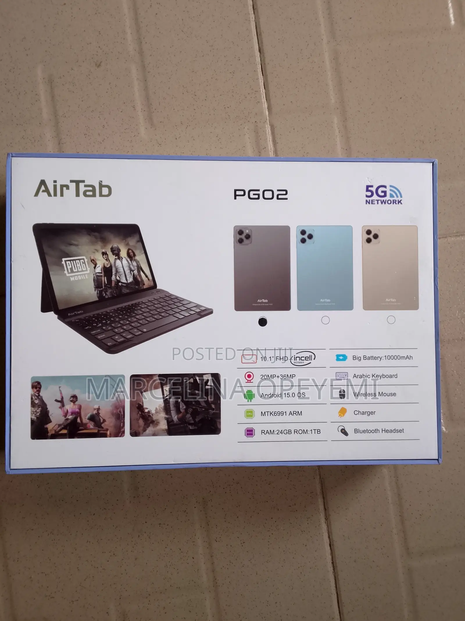 New AirTab PG02 1 TB Black in Ado Ekiti - Tablets, Marcelina Opeyemi ...