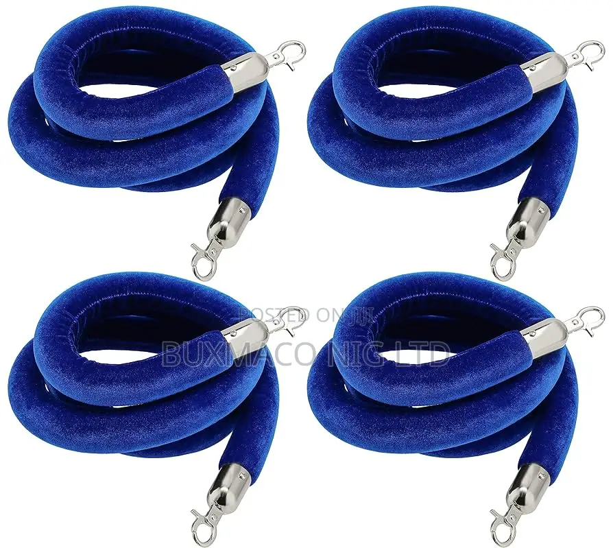 Stanchion Velvet Rope Blue Color in Lagos Island (Eko) - Safety ...