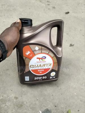5-Liter Container of Totalenergies Quartz 5000 Sl 20w-50 Engine Oil for ...
