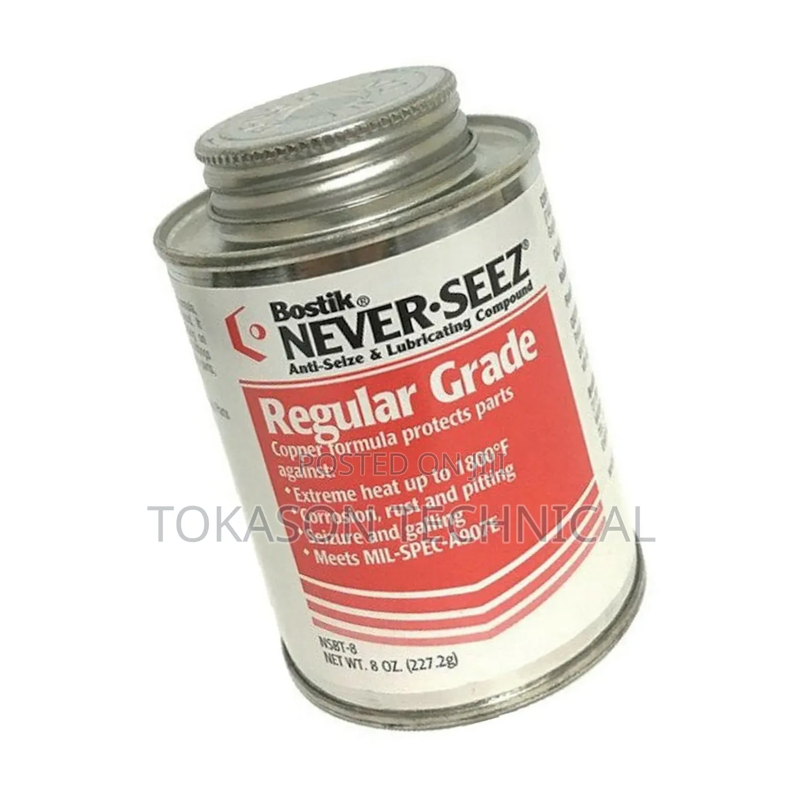 Bostik Never-Seez Regular Grade Anti-Seize Lubricating Compound. in ...