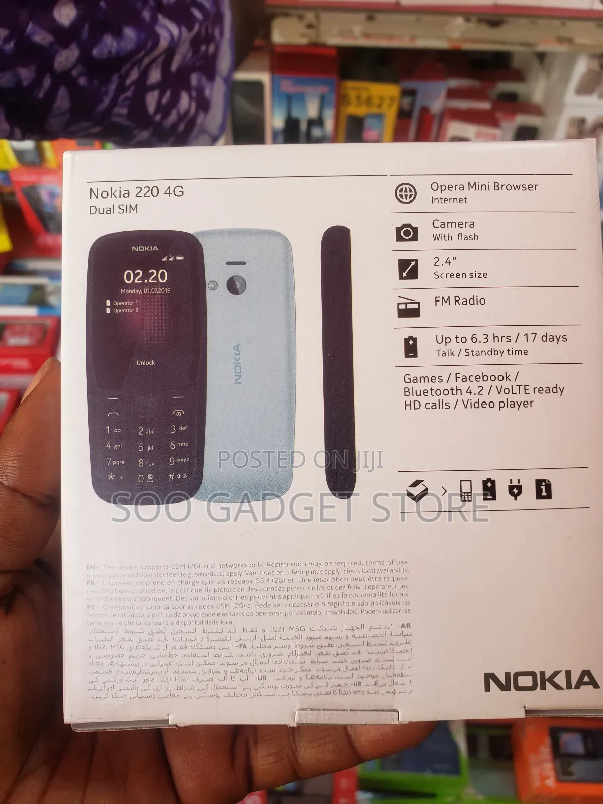 New Nokia 220 Black in Ikeja - Mobile Phones, Soo Garget | Jiji.ng
