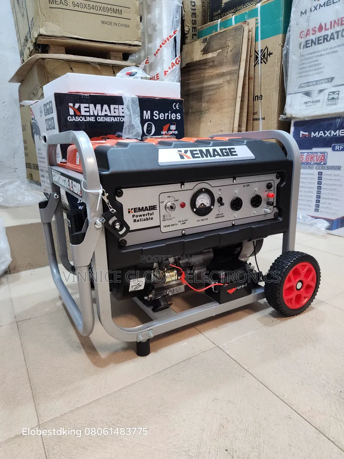5kva Generator 100% Pure Copper Coil With Remote Control in Ejigbo - Electrical Equipment ...