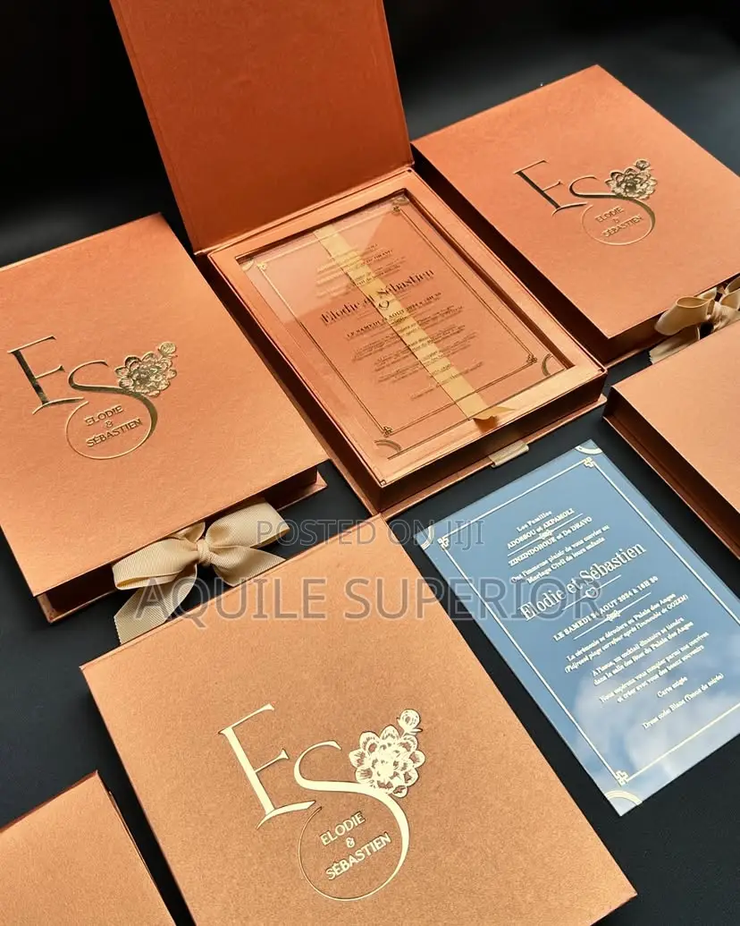 Transparent Wedding Invite Branding in Ajah - Printing Services, Aquile ...