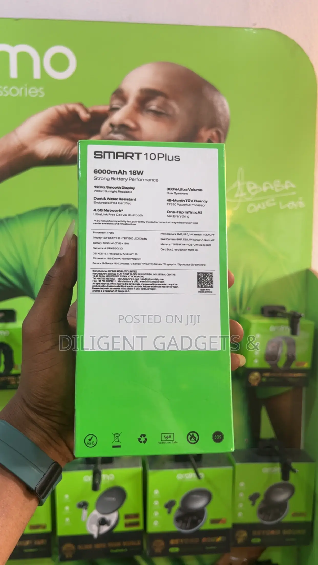 New Infinix Smart 10 Plus 128 GB Black in Ibadan - Mobile Phones ...