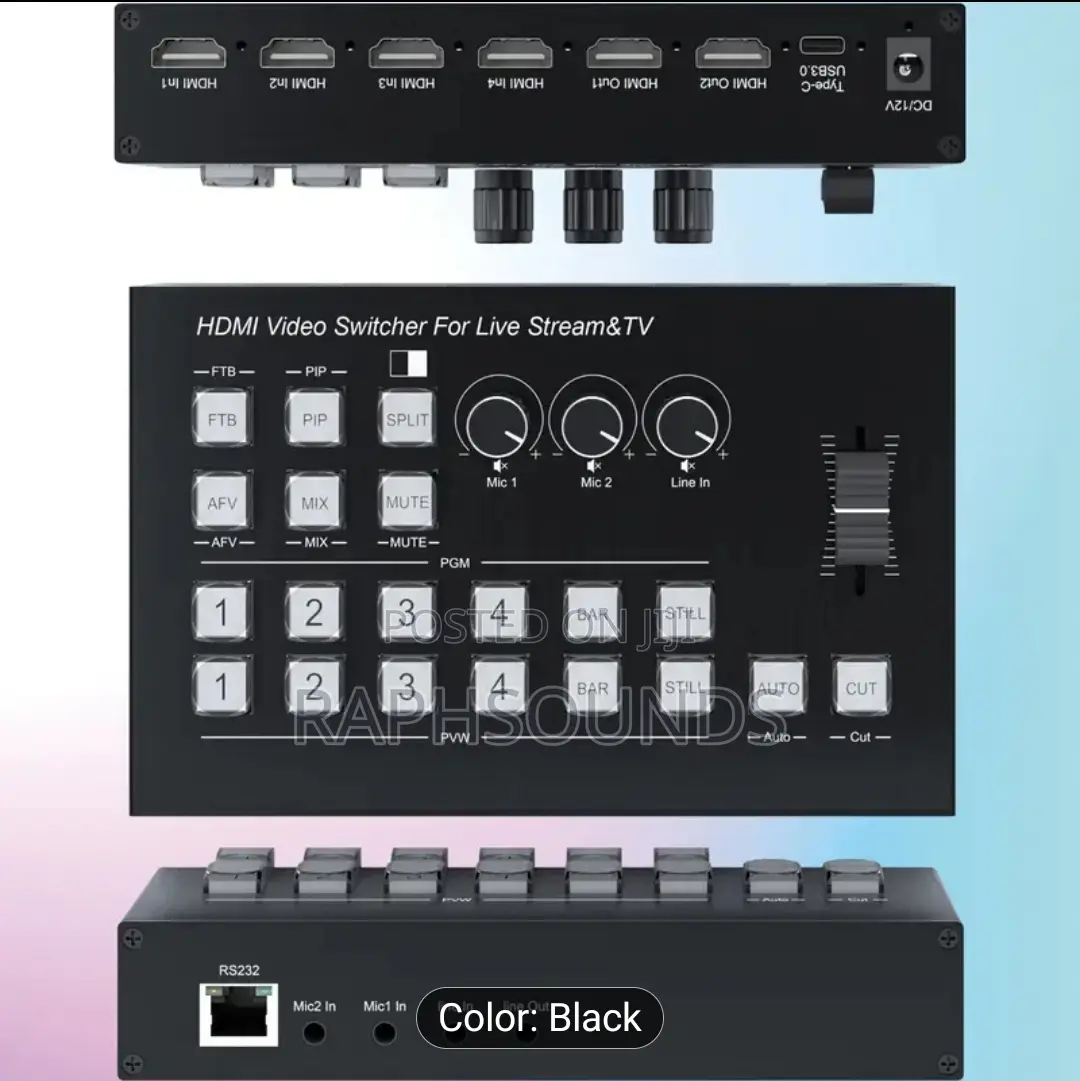 Hdmi Video Switcher Mixer // 4 Inputs // 4 Outputs // Metal Build. in ...