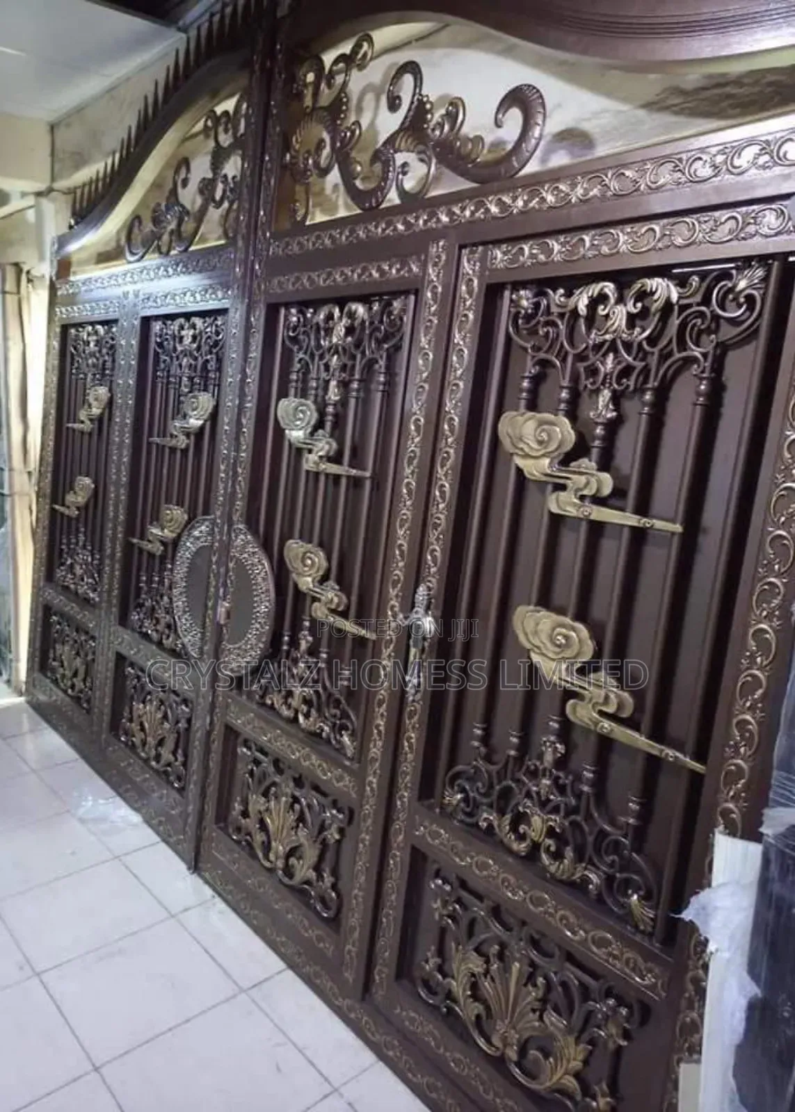( Luxury Gate ) Copper Steel Gate in Orile - Doors & Security, Crystalz ...
