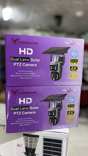 Crossfire Dual Lens Solar Ptz Camera 6mp- Ubox App for sale - O.MAX ...
