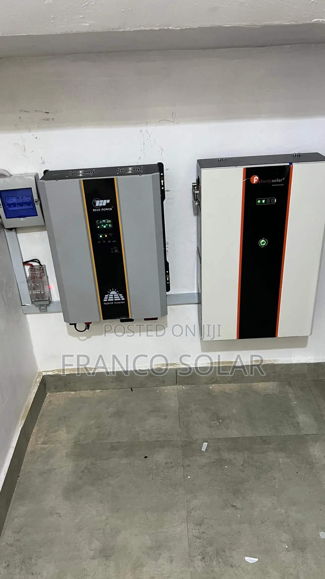 Full Setup 7.5kva Hybrid Inverter by Felicity 10kwh Lithium Battery in ...