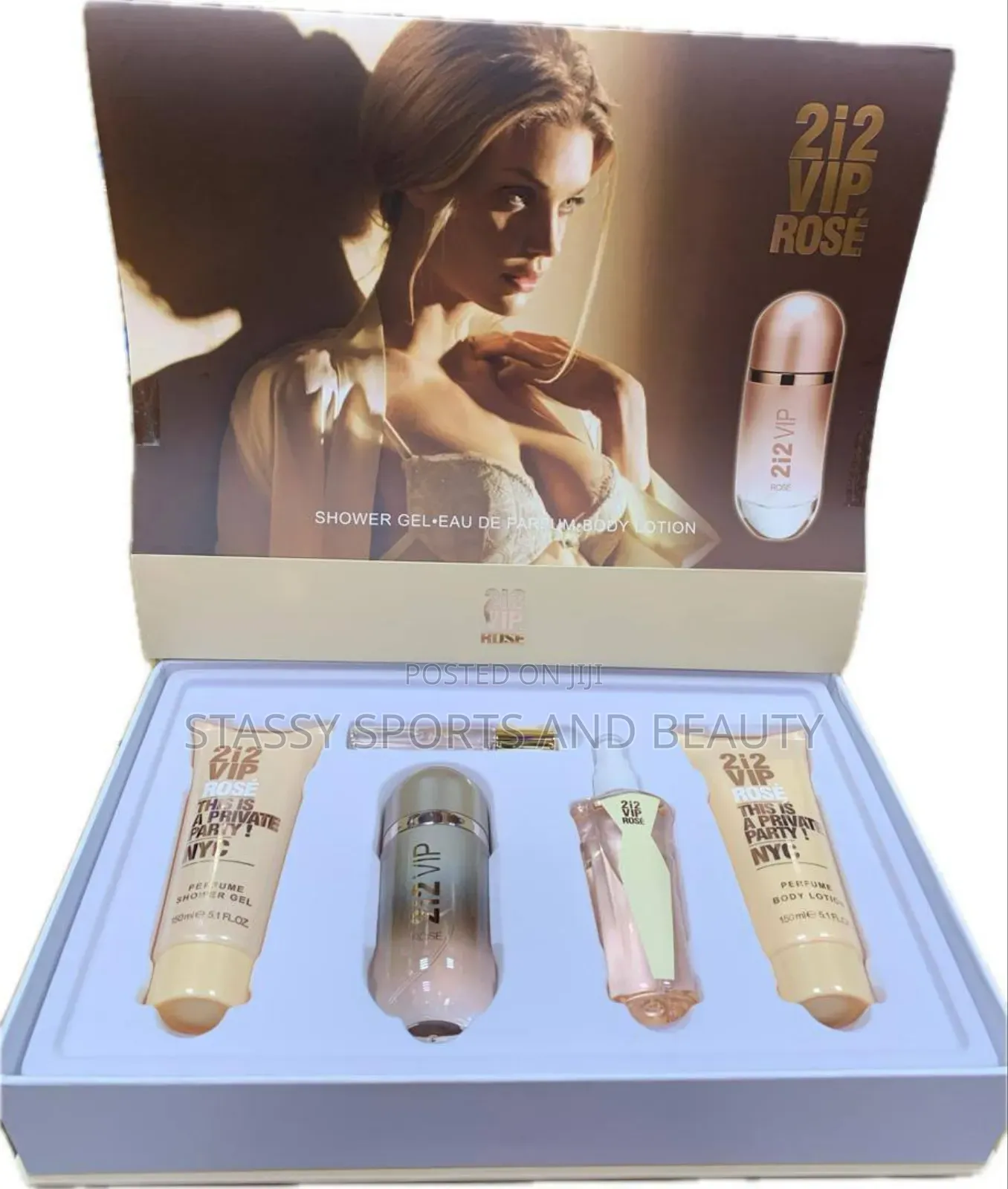 2i2 Vip Rose Perfume Gift Set- Boxed (Body Lotion, Shower Gel, Spray ...