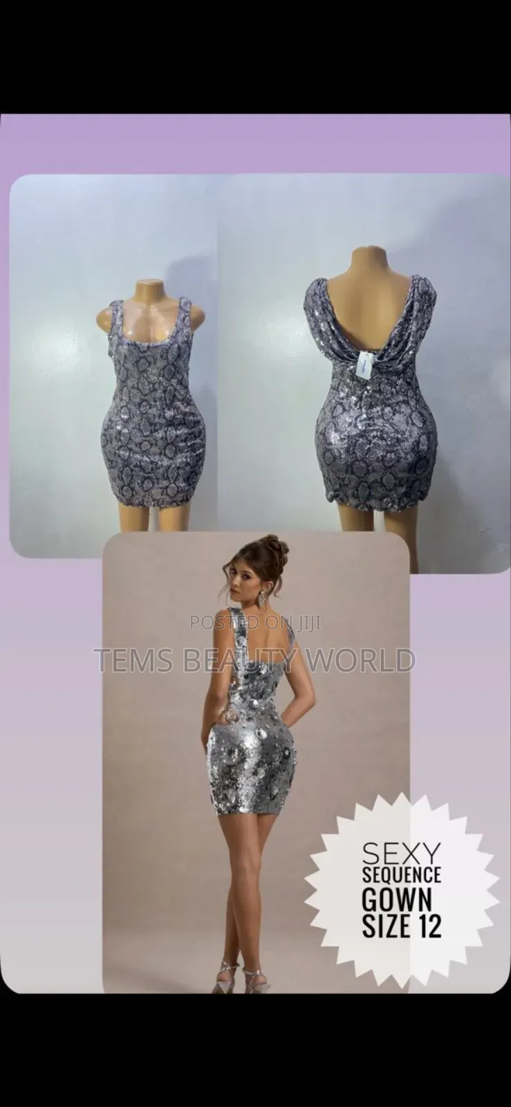 Sequence Gown in Ojo - Clothing, Temitope Ibrahim | Jiji.ng