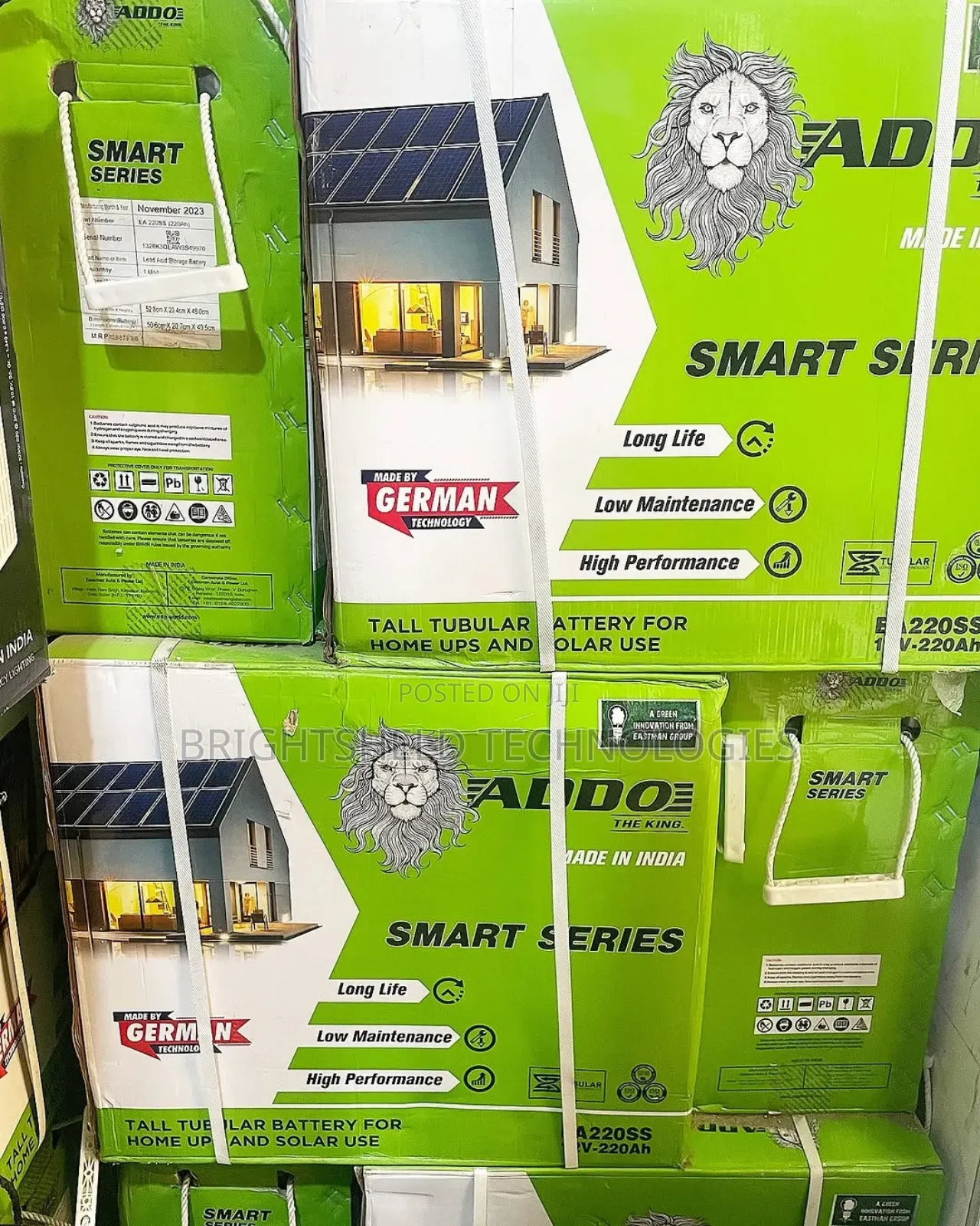 12v 220ah Tubular Battery – Addo Brand With Long Backup in Ado Ekiti ...