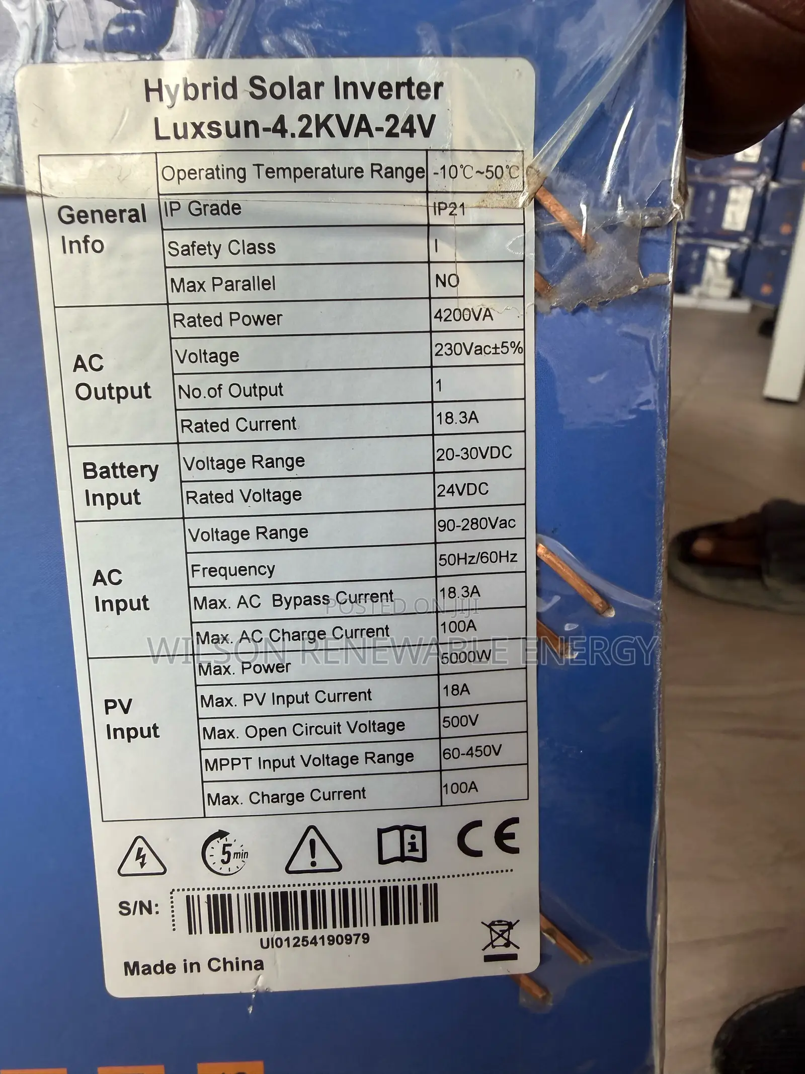 4.2kw 24v Luxsun Hybrid Inverter in Ojo - Electrical Equipment, Wilson ...