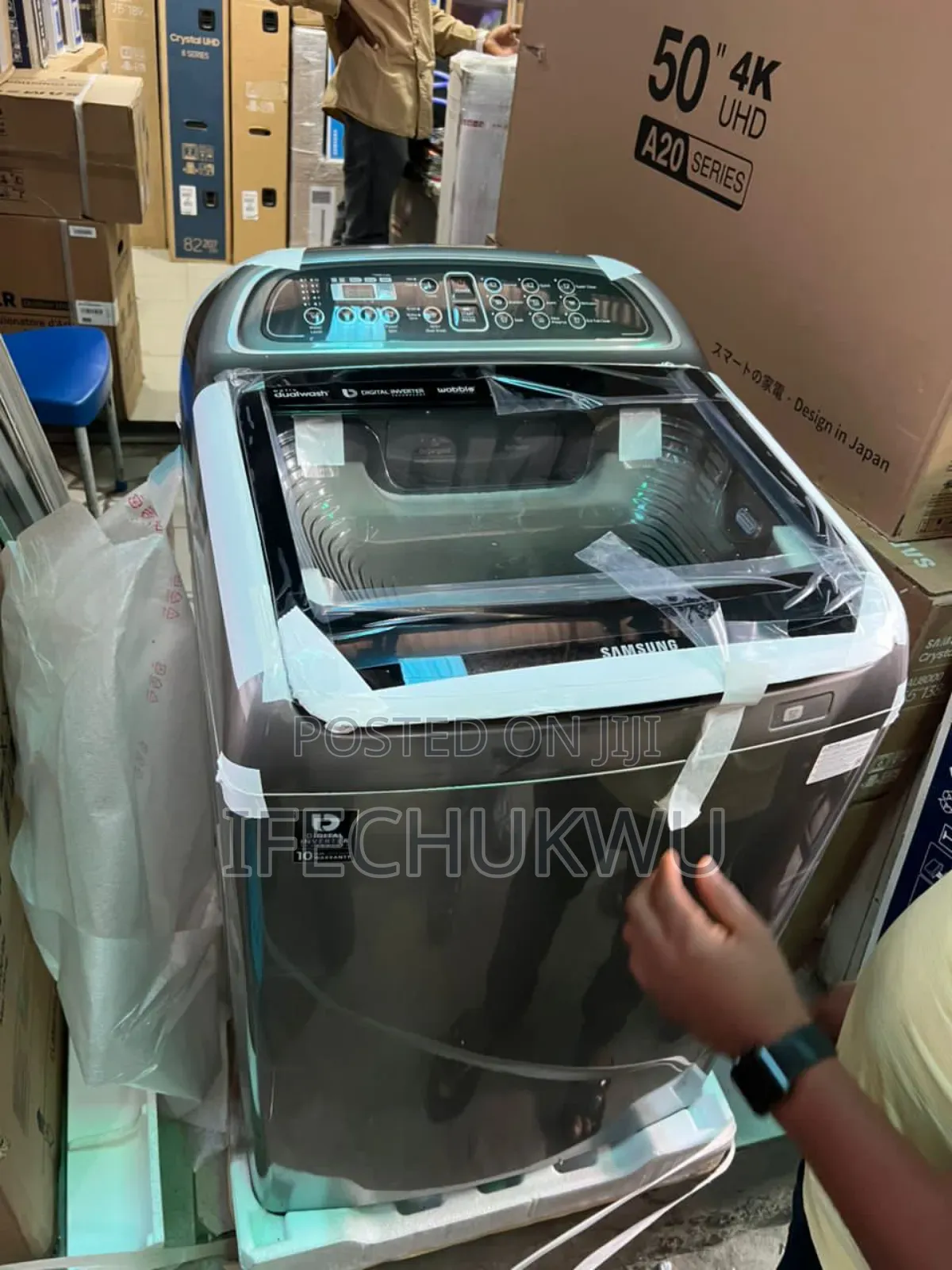 Original Samsung 11kg Top Load Automatic Inverter Washing Machine in ...