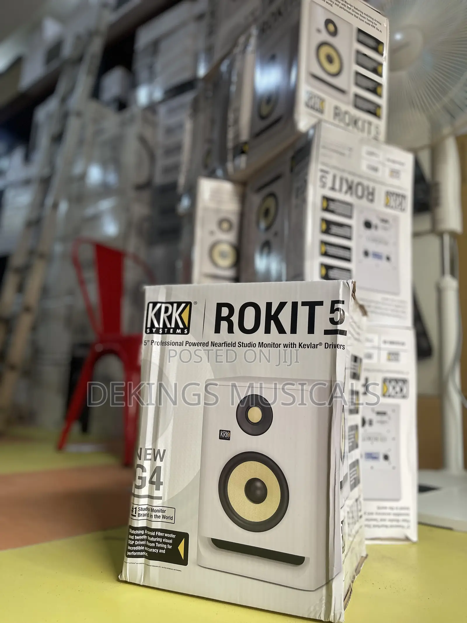 Krk Rokit 5 G4 Studio Monitor White Speaker in Ojo - Home Appliances ...