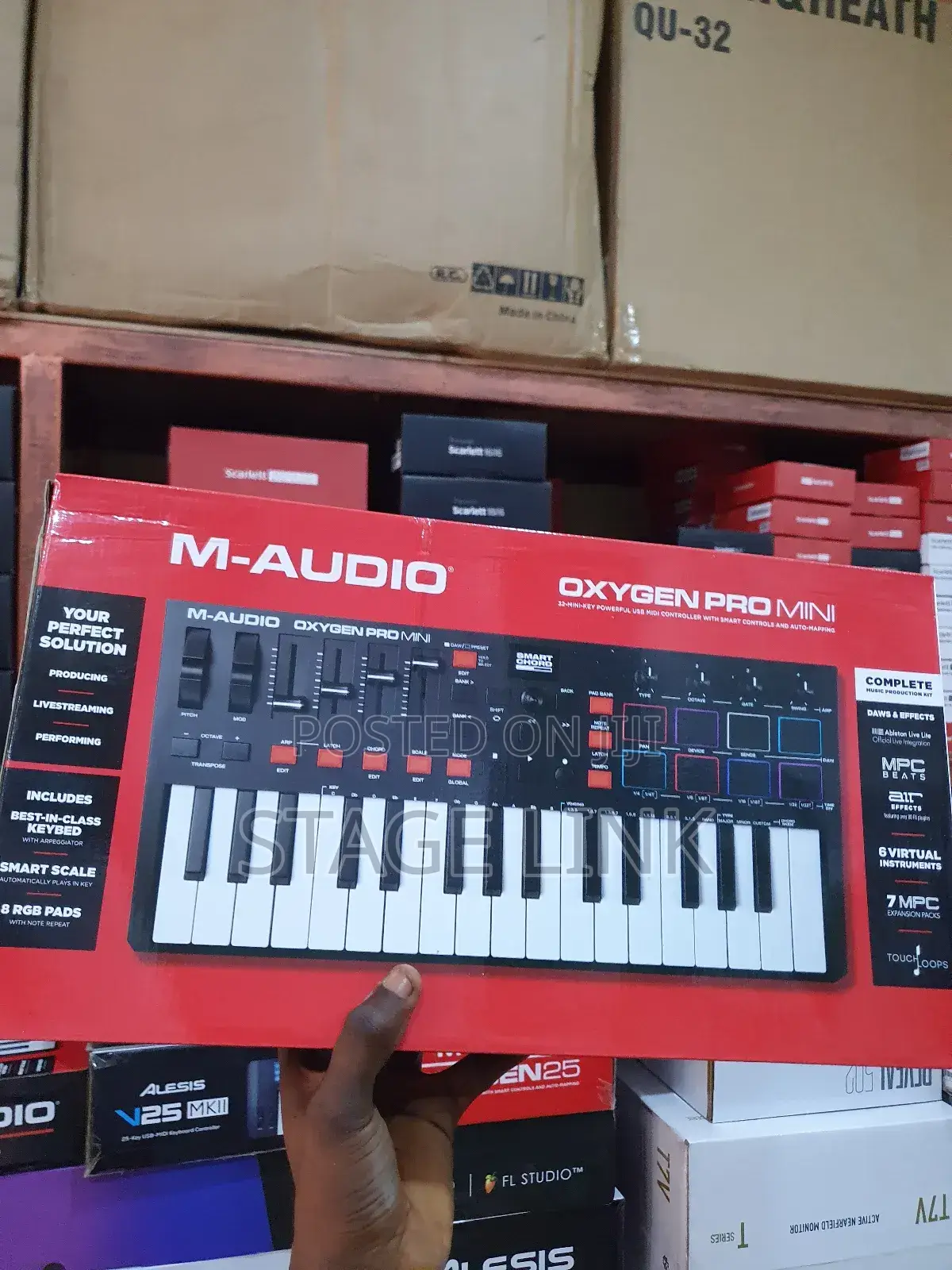 M-Audio Oxygen Pro Mini Midi Keyboard in Ojo - Audio & Music Equipment ...