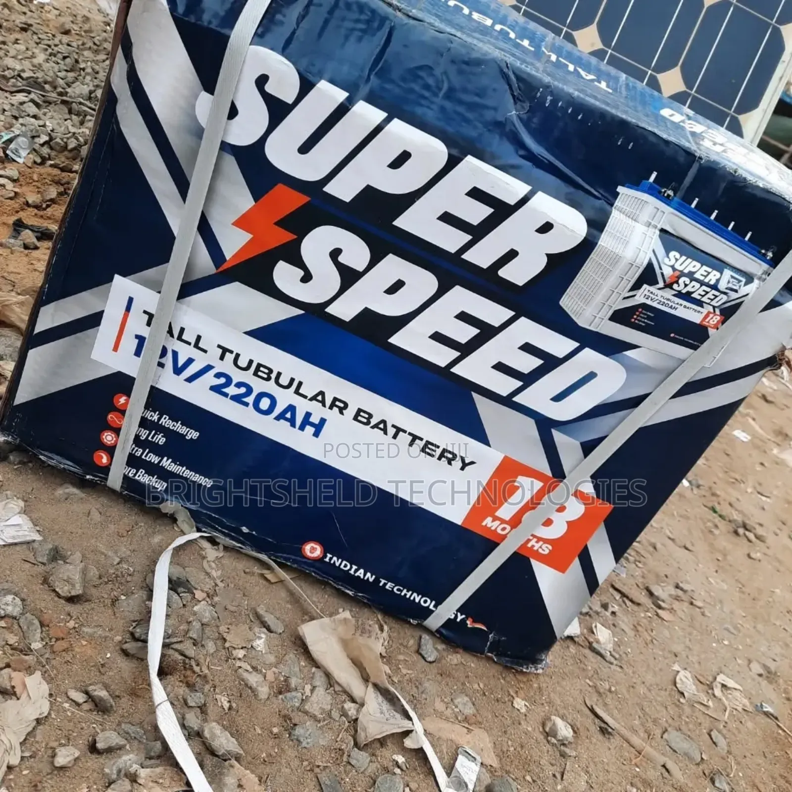 Super Speed 220ah 12v Tubular Battery – Dependable Energy Storage in ...
