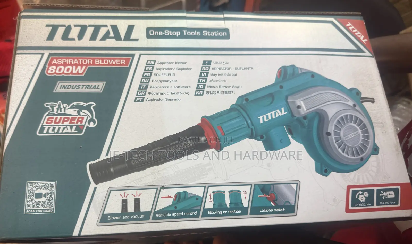 Total Aspirator Blower 800w (Model Tb2086) in Lagos Island (Eko ...