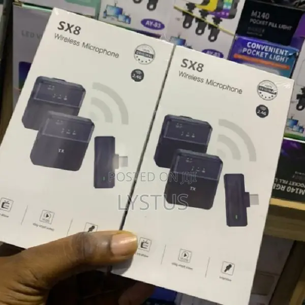 Sx8 Double Universal Wireless Mic With Notice Cancelation in Port ...