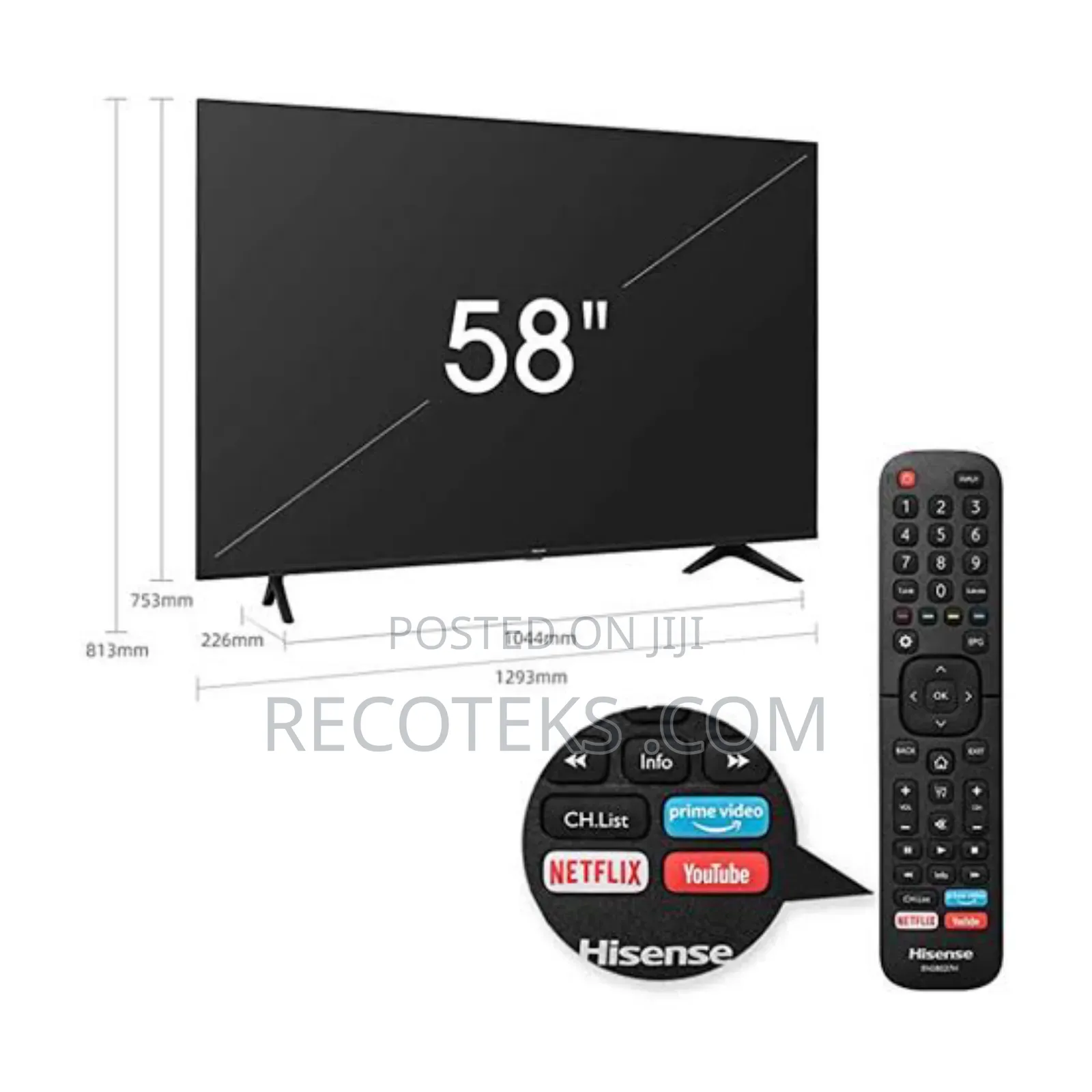 Hisense 58" Smart Tv A6 Series in Apo District - TV & DVD Equipment, Recoteks Com | Jiji.ng