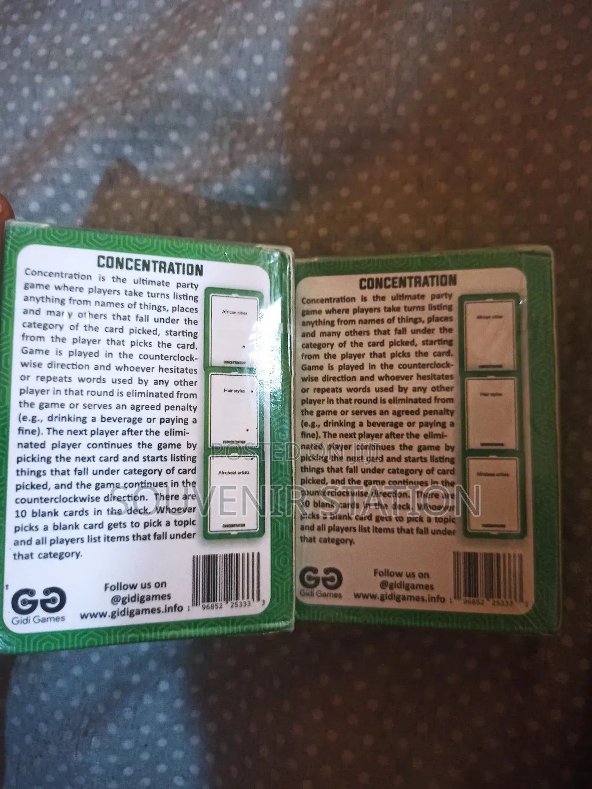 Concentration Card Game in Lagos Island (Eko) - Books & Table Games ...