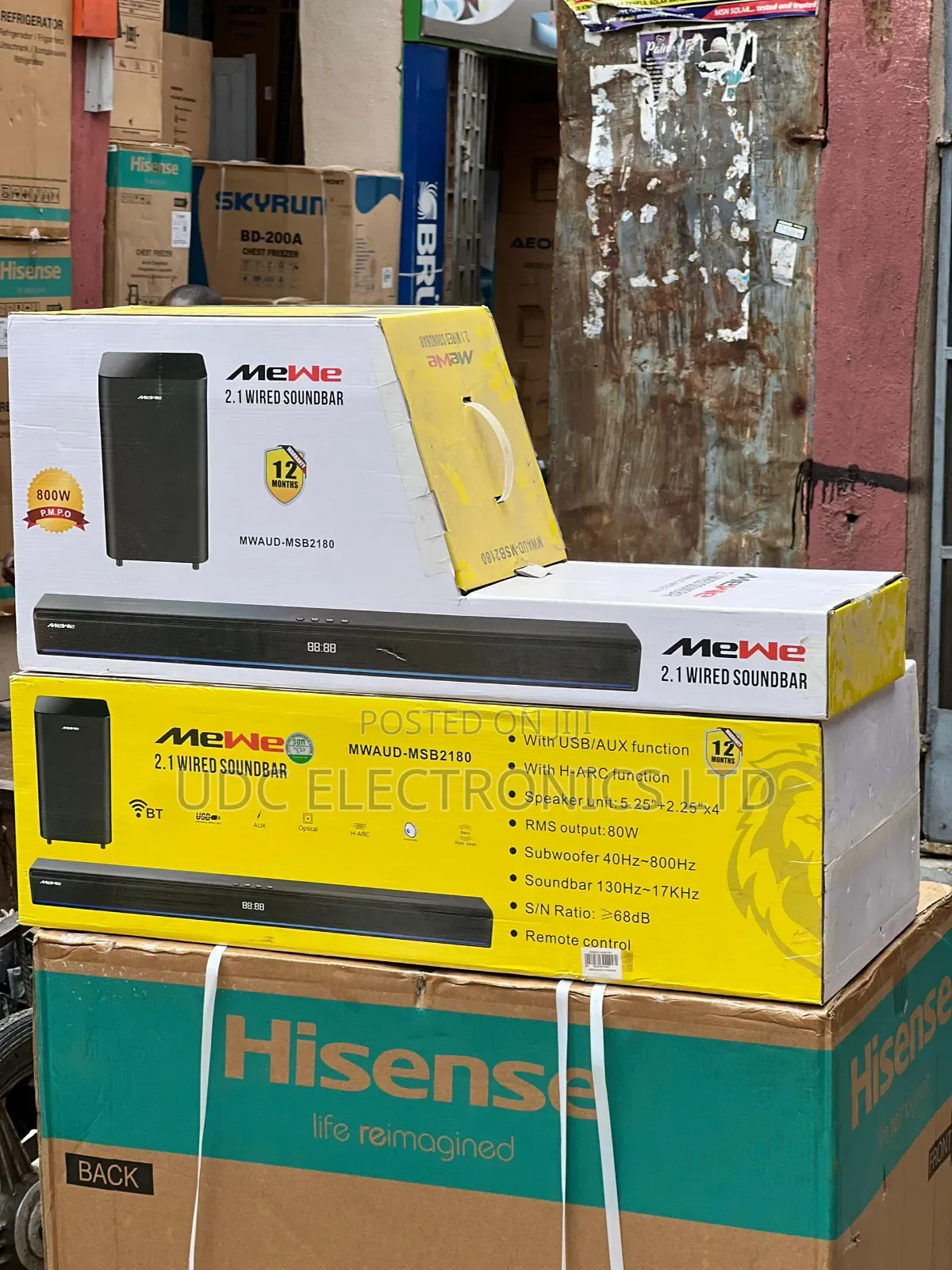 Mewe Mega Bass Soundbar in Ikorodu - Audio & Music Equipment, Udc ...