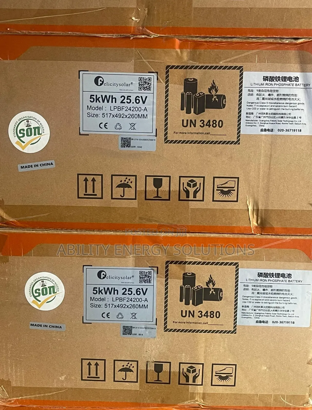 Ion 5kwh Solar Lithium Battery in Ojo - Solar Energy, Ability Energy ...