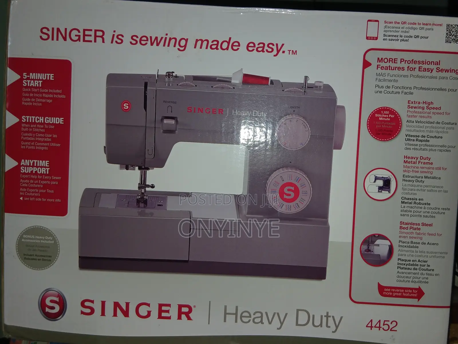 Singer Heavy Duty 4452 High Speed Sewing Machine in Onitsha ...