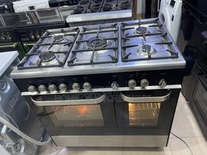 5 Burner Standing Gas Cooker With Large Oven Compartment and Grill in ...