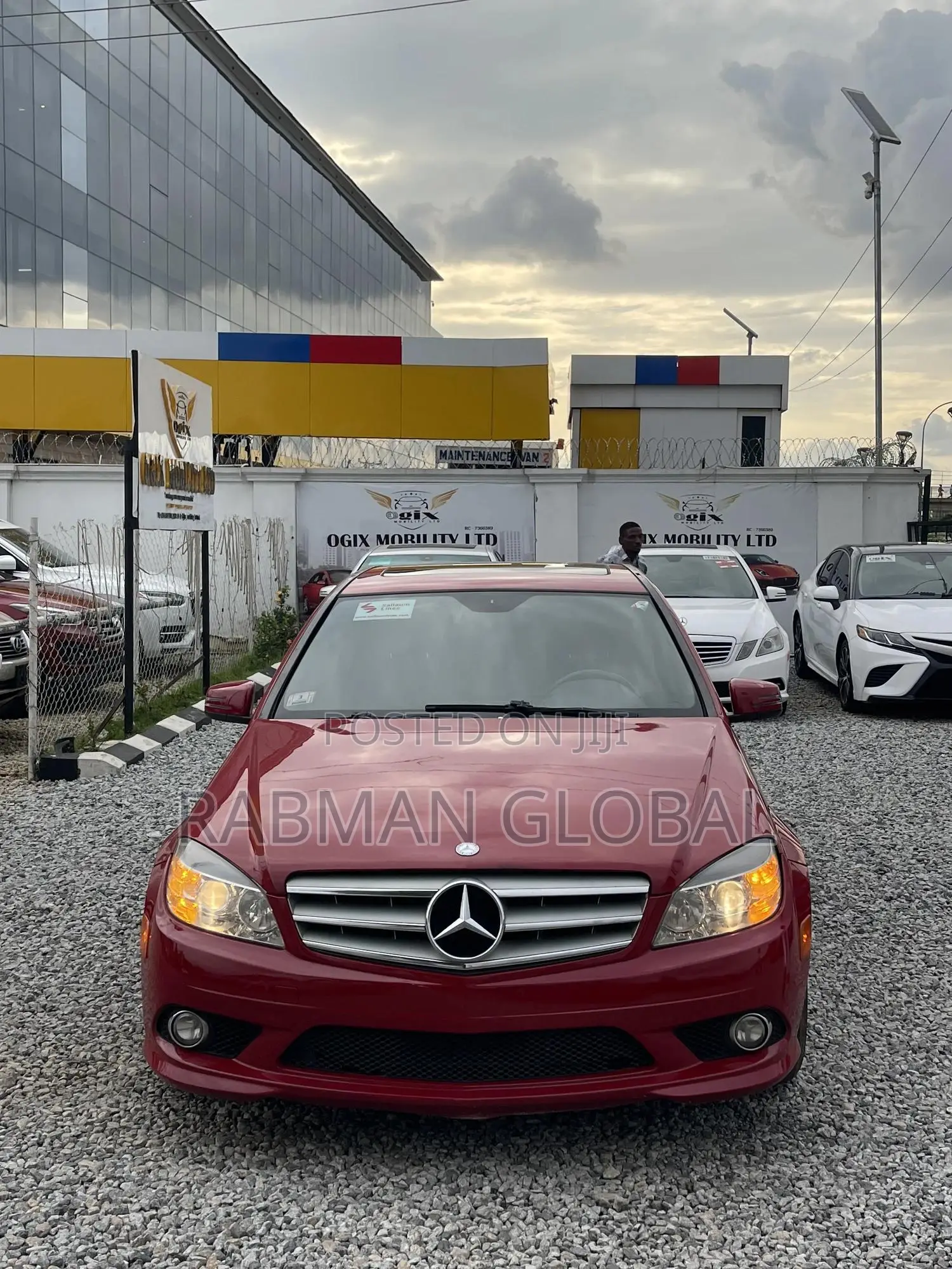 Mercedes-Benz C300 Sport 4Matic Sedan AWD (3.0L 6cyl 7A) 2010 Red in ...