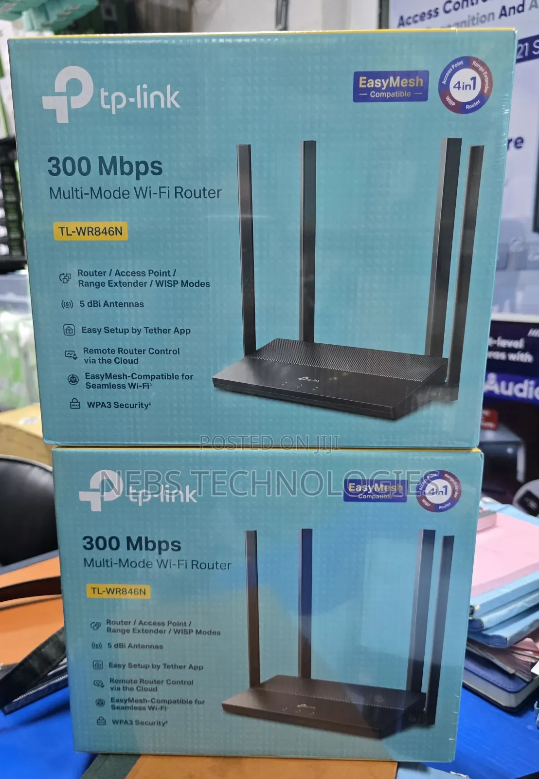 Tp-Link 300mbps Tl-Wr846n 4 in 1 Wireless Router in Ikeja - Networking ...