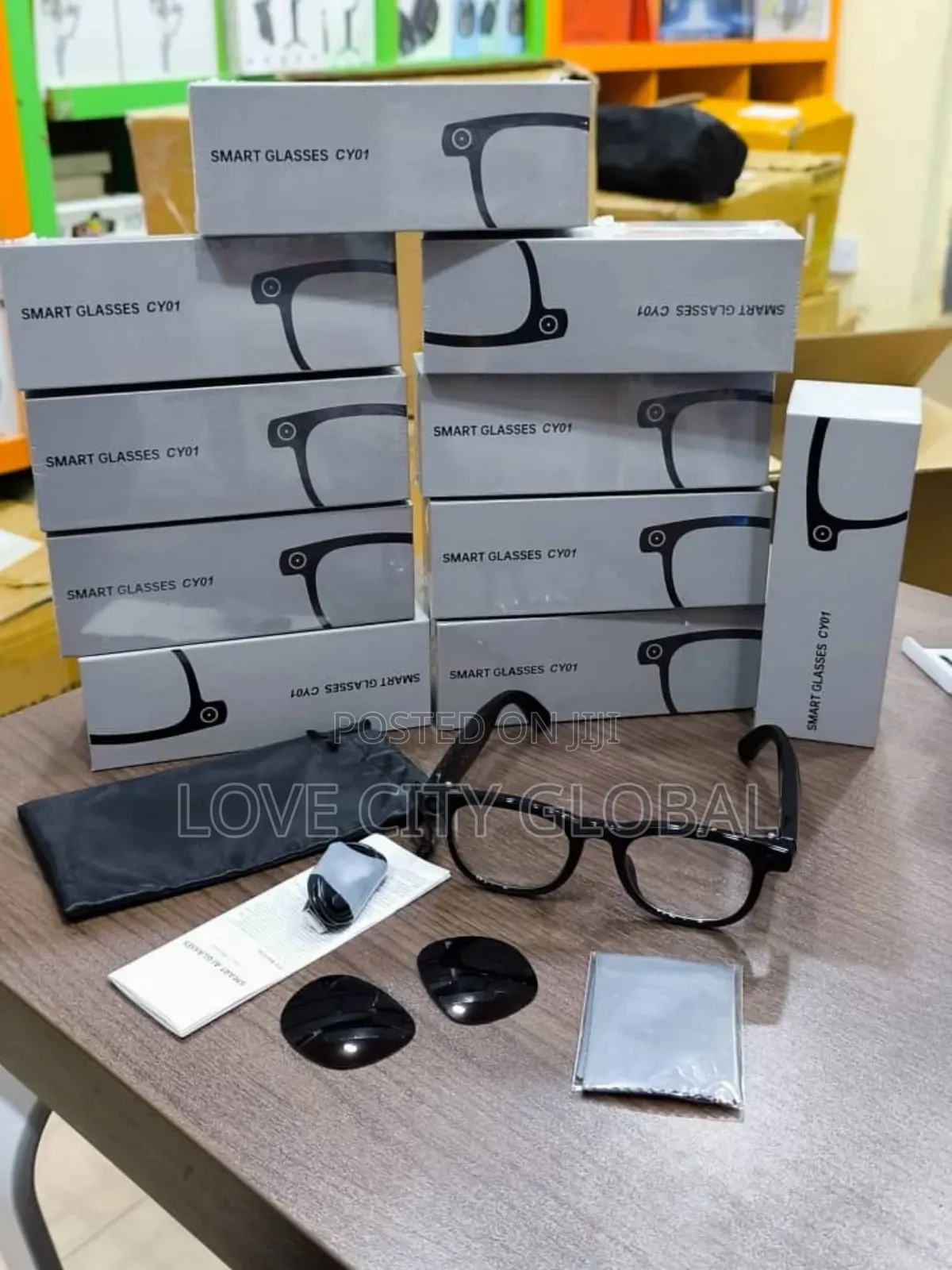 Cy01 Ai Smart Glass 12mp Hd Camera Video Chatgpt Call Music, 2 Lens for ...