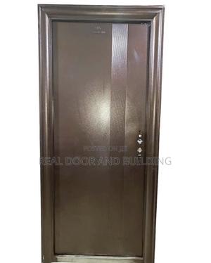 3ft Brown Watson Steel Door.(532hda) in Orile - Doors & Security, Real ...