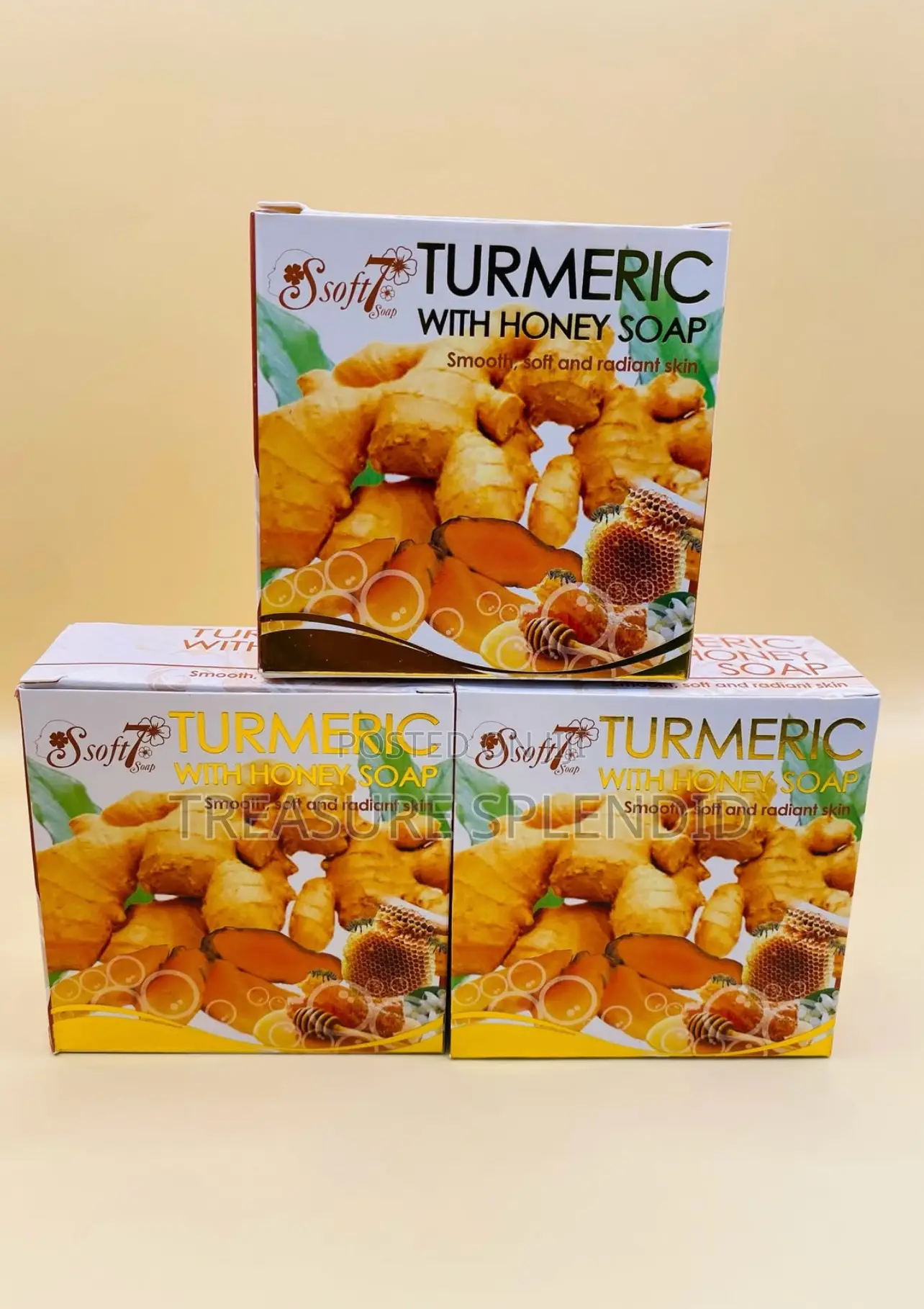 Soft 7 Turmeric Soap – Gentle Effective Cleanser in Delta State - Body ...