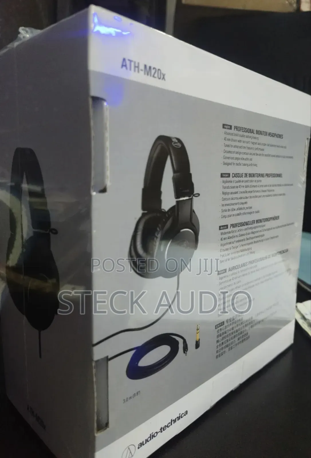 Audio Technica Ath M50x Professional Headphones for Studio and Sound in ...