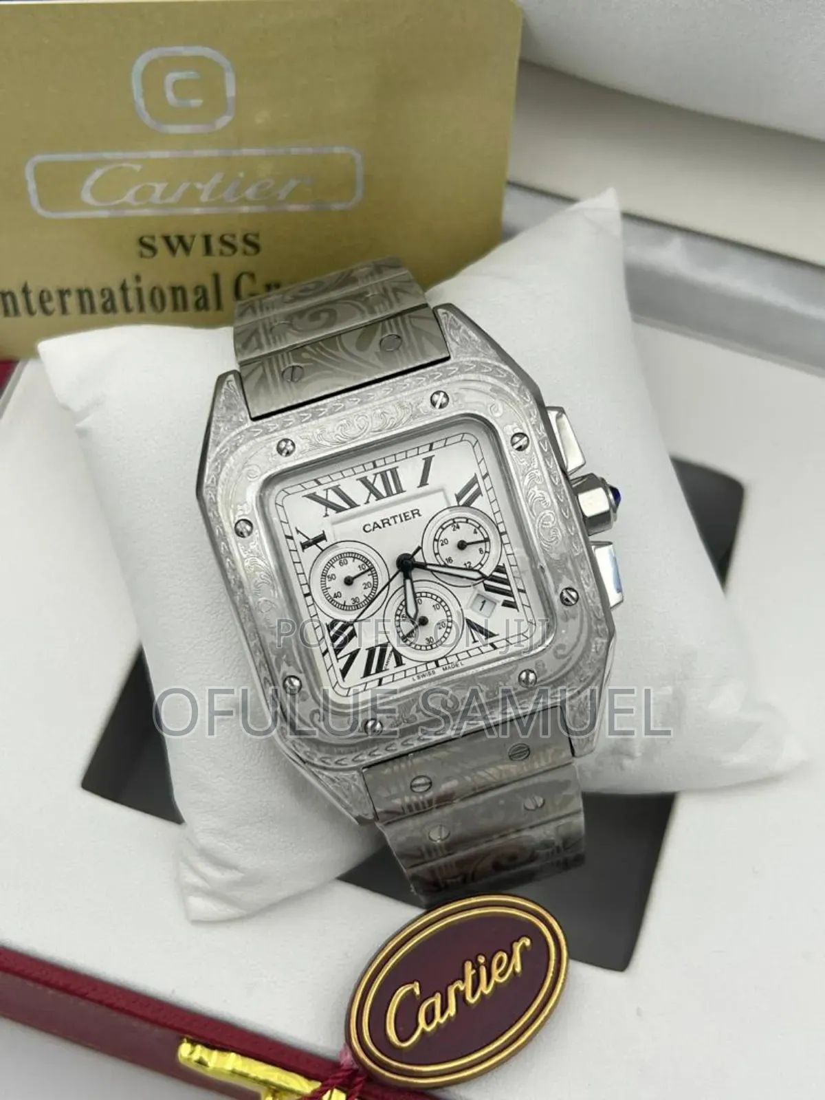 Cartier Engraved Wristwatch in Lagos Island (Eko) - Watches, Ofulue ...
