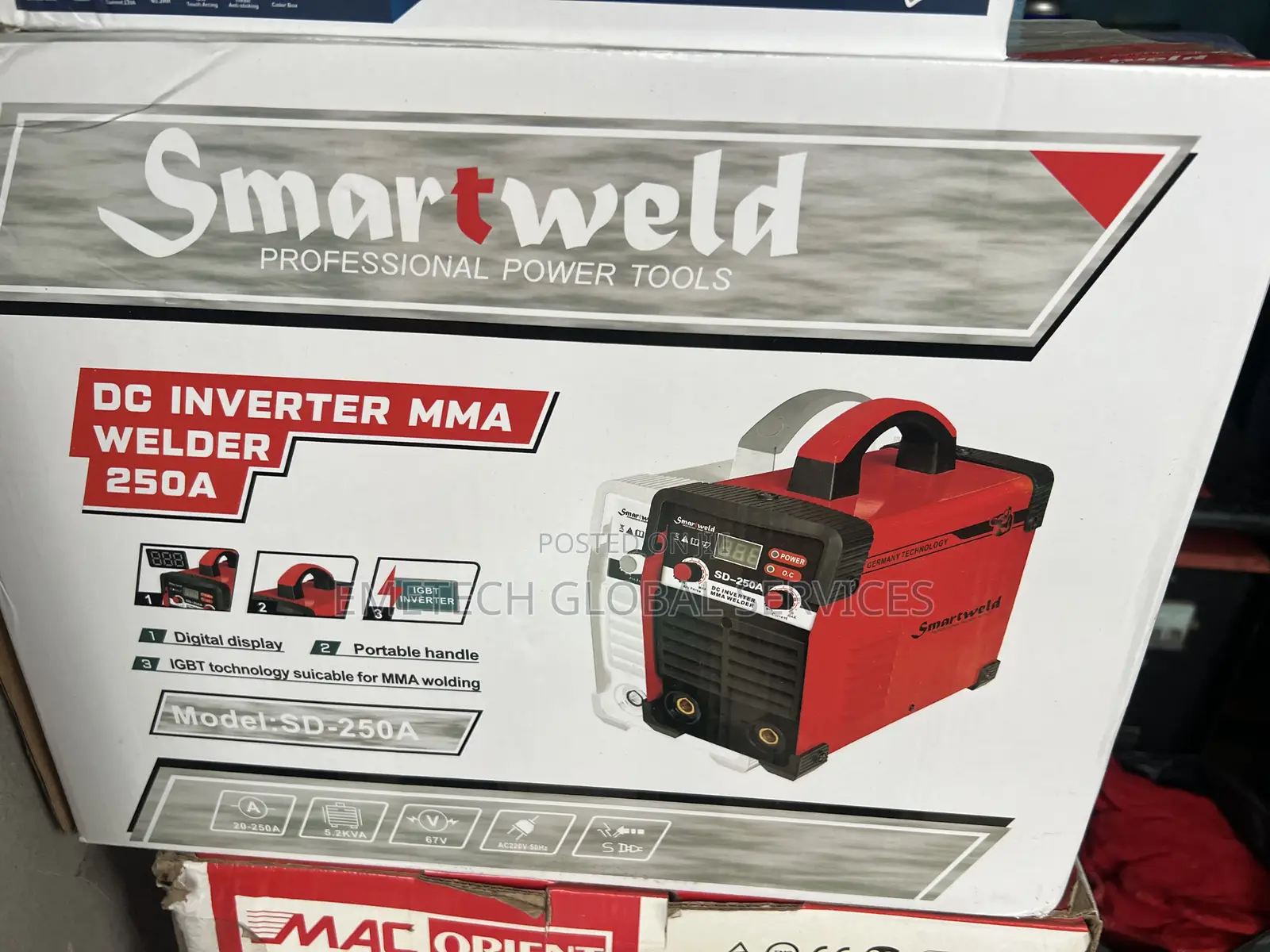 Smartweld Sd-250a Dc Inverter Mma Welder in Port-Harcourt - Hand Tools, Emmytech Integrated ...