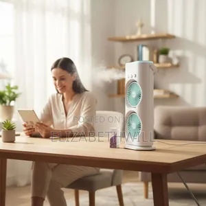 Double Spray Fan With Humidifier Plus Free Essential Oil in Alimosho ...