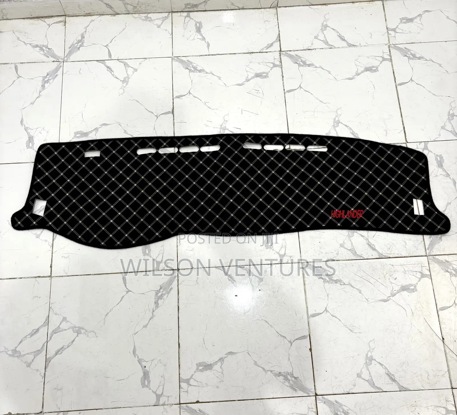 2005 Highlander Draft Tiles Dashboard Cover Beige Black in Mushin ...