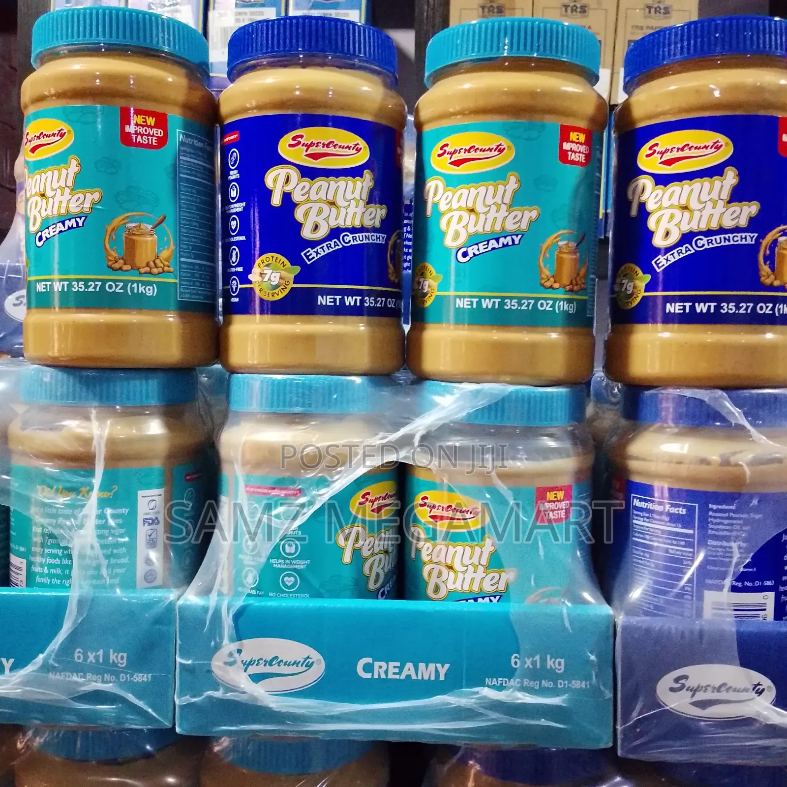 Super County Peanut Butter 6x1kg for sale - Samz Megamart Price: ₦ ...