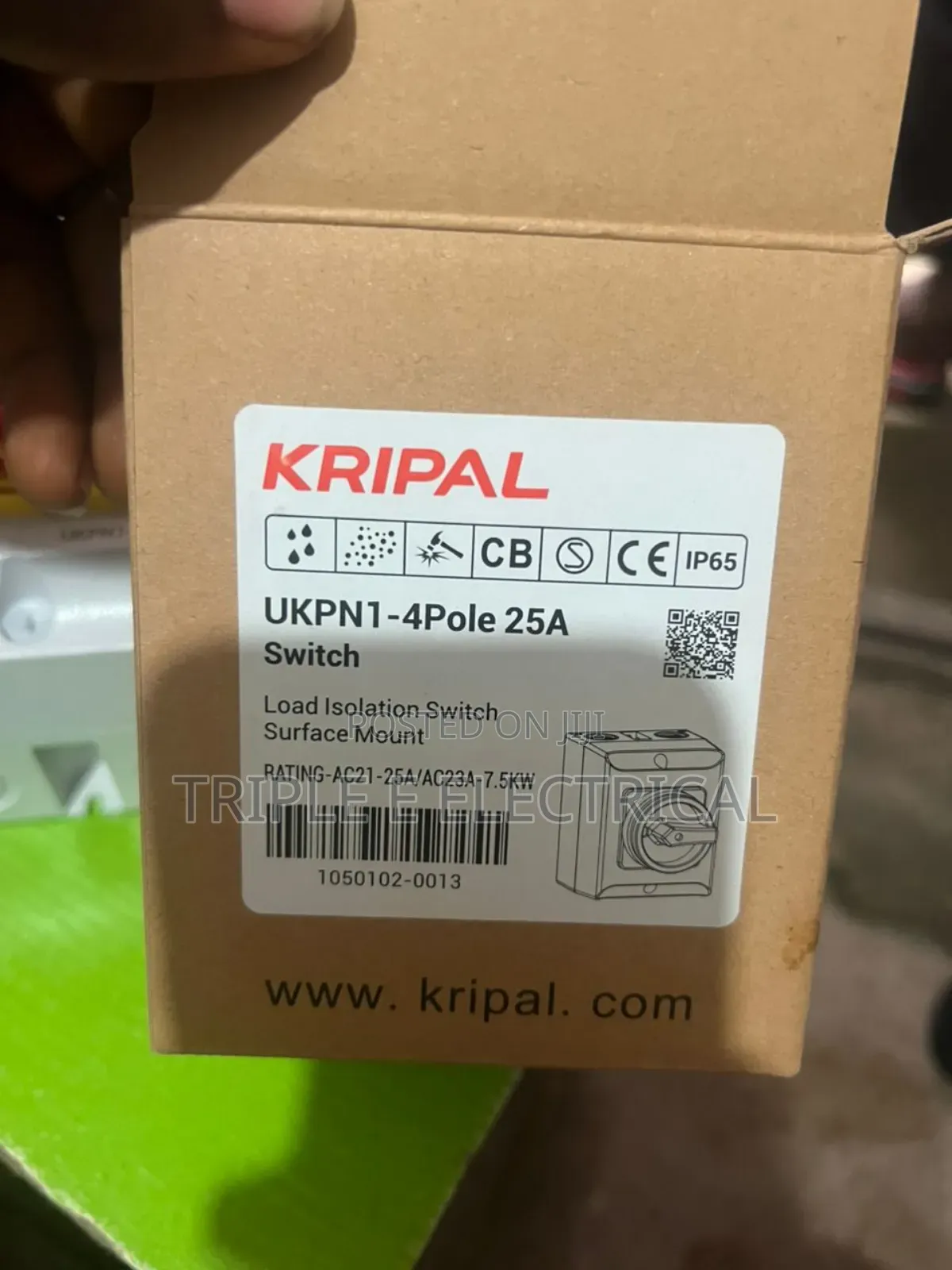 Kripal Isolator Switch 25amsp 4 Pole in Ojo - Electrical Equipment ...