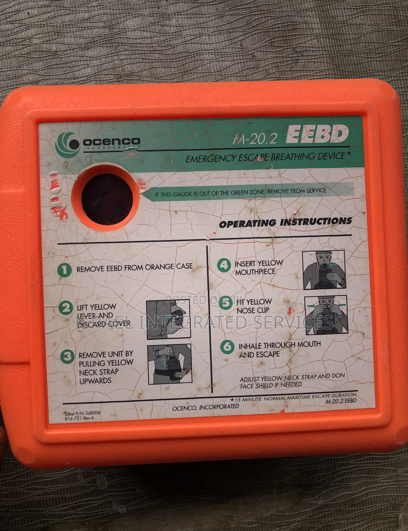 Emergency Escape Breathing Device Ocenco M-20.2 Eebd in Port-Harcourt ...