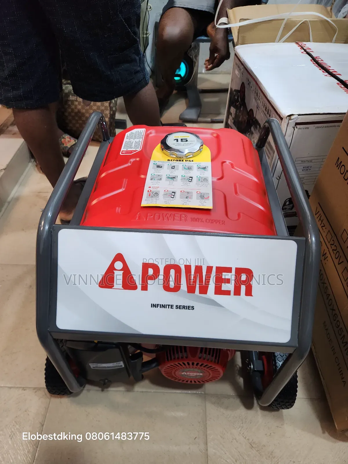 5.0kva Ipower Generator With Key Start 100% Copper Coil in Ikeja - Electrical Equipment ...
