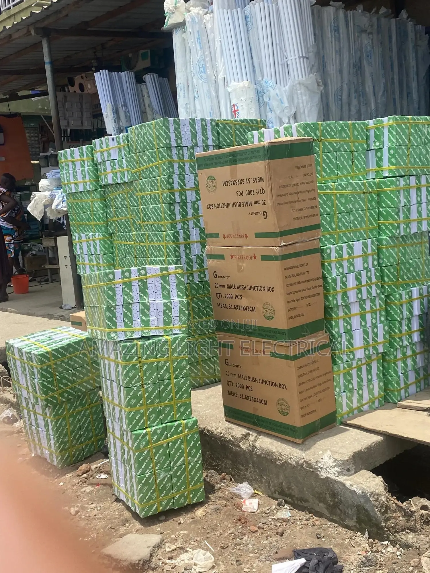 Pipe Material And 3*3 Boxes for sale - Amazing Light Electrical Enter ...