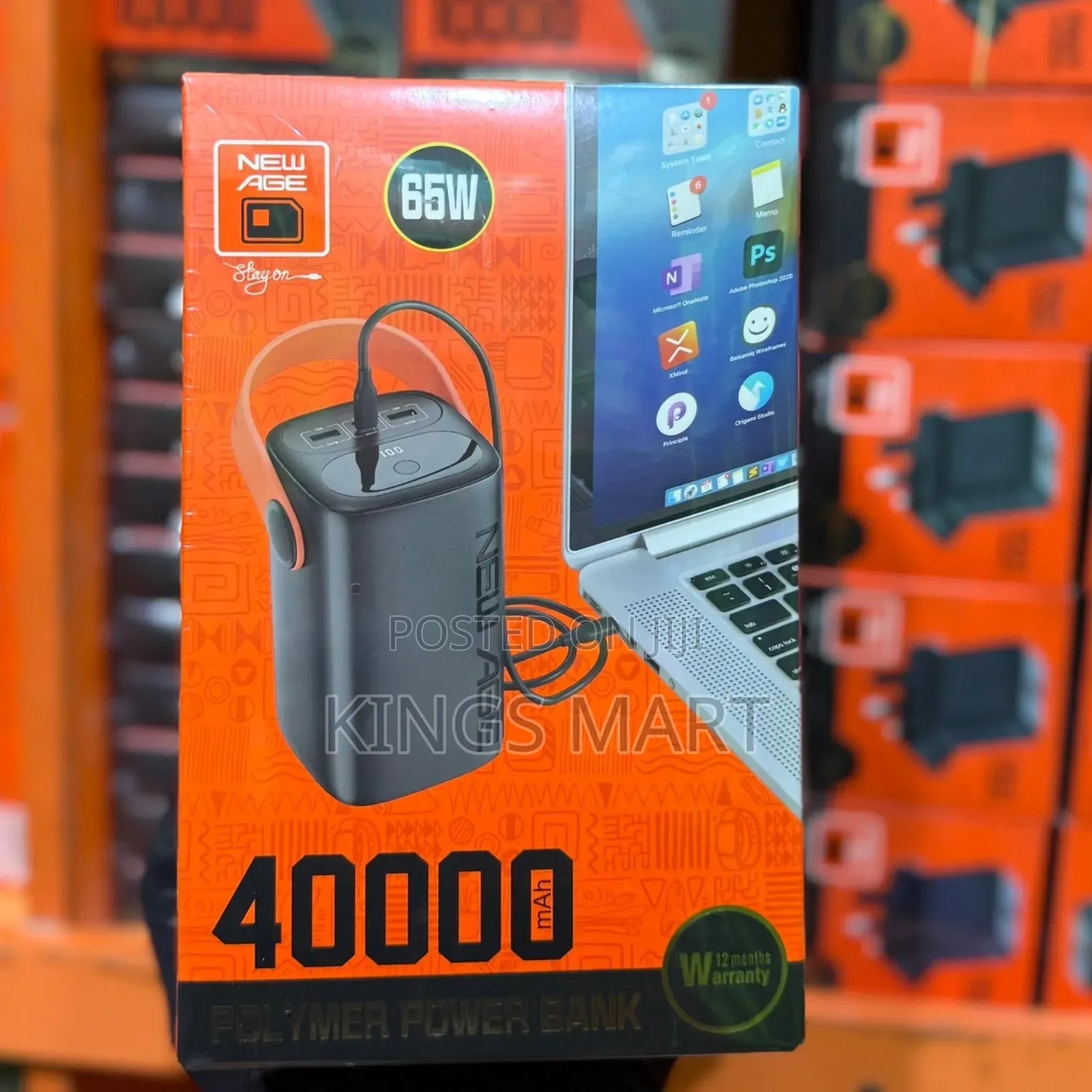 New Age 40000mah Turbo Ultra 9 65w Laptop Power Bank in Ojo - Computer ...