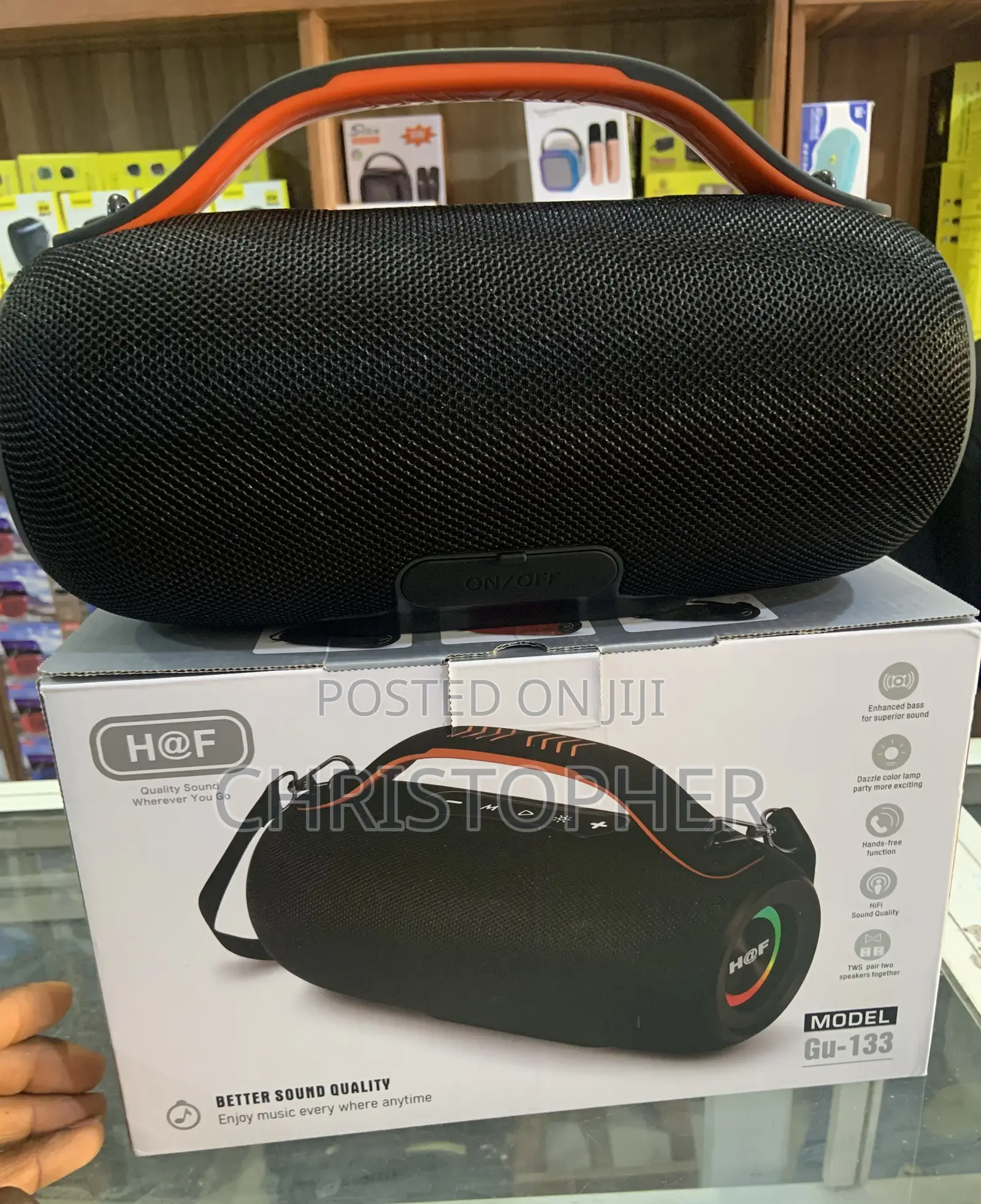 H at F Gu-133 Solid Bass High Quality Bass Wireless Bluetooth Speaker in Amuwo-Odofin - Audio ...