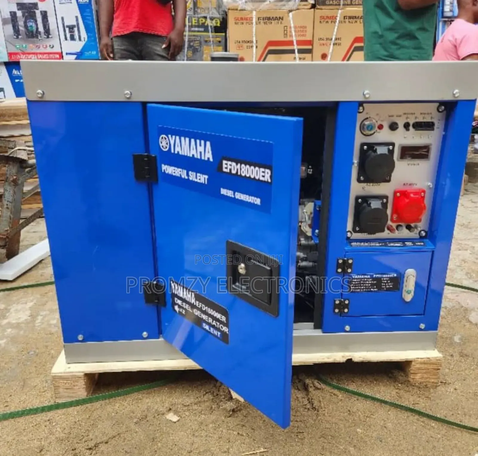 12.5kva Yamaha Three Phase Diesel Soundproof Generator 100%Copper Coil in Ajah - Electrical ...